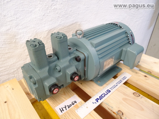 Doppel- Flügelzellenpumpe UVD-11A-A2A2-22-4-Y-6306H, mit Motor - gebrauchte und neu ...