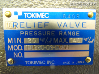 Reduktions- und Entlastungsventil TCG20-03-CV-11 - gebrauchte und neu Maschinenhandel - Pagus