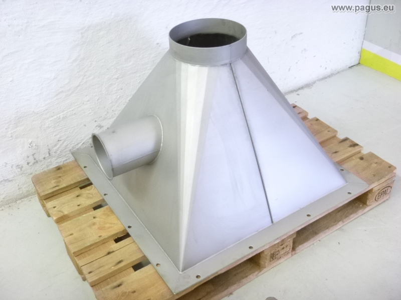 Edelstahl-Trichter 850 x 834 x 565 mm - gebrauchte und neu ...