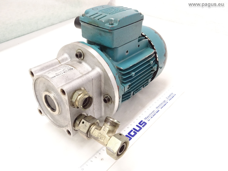 Flügelzellenpumpe KFZP-1+2/2.3/P/71/ 8(PTFE), mit Motor - gebrauchte und neu Maschinenhandel - Pagus