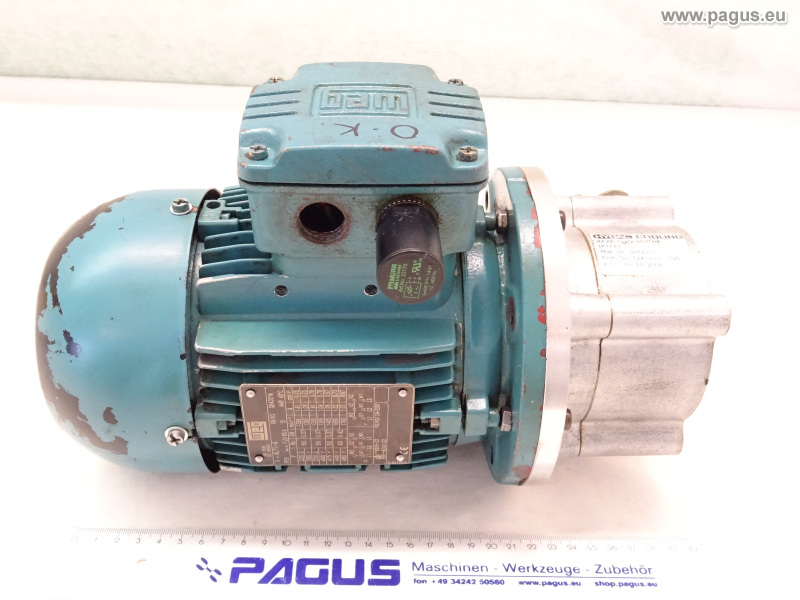 Flügelzellenpumpe KFZP-1+2/2.3/P/71/ 8(PTFE), mit Motor - gebrauchte und neu Maschinenhandel - Pagus