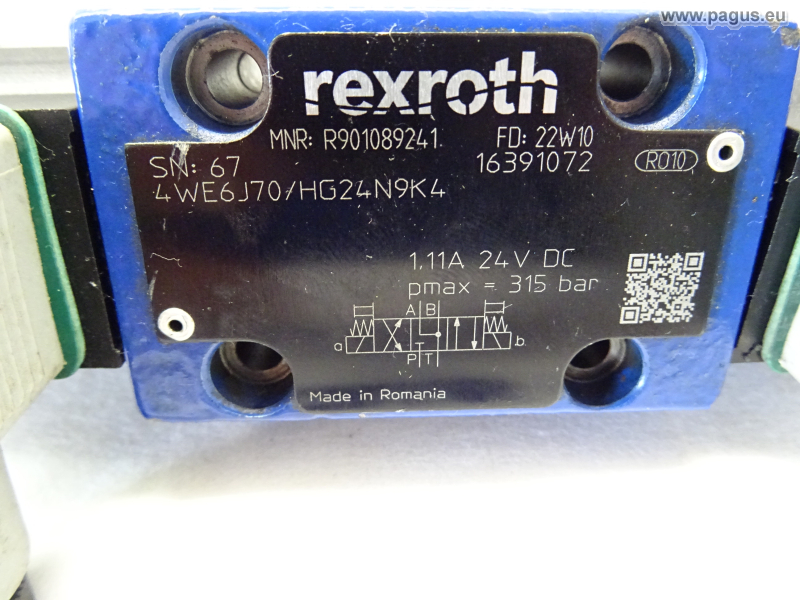 Wegeventil 4WE 6 J70/HG24N9K4 - gebrauchte und neu Maschinenhandel - Pagus