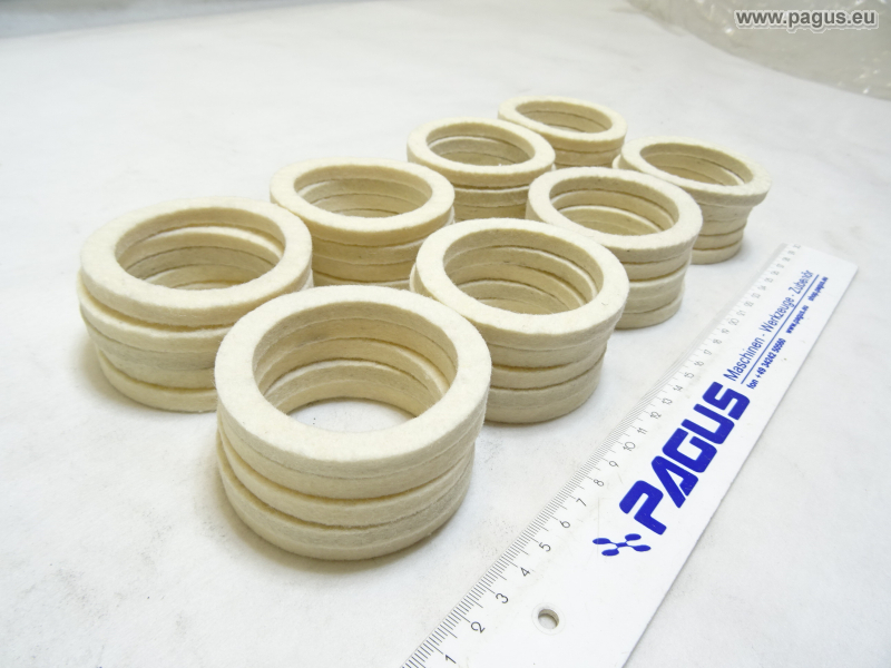 Filzring 71 x 55 x 6,5, 40 Stück - gebrauchte und neu Maschinenhandel ...